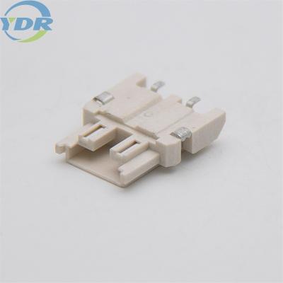 China 3.7mm Pitch 90 Degree 2 Pin Wafer Connector Beige SMT Type Wire To Board Connector for sale