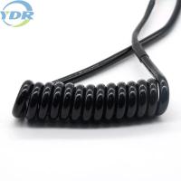 China EHR-6 To XHP-6 2.5mm Wire Harness Cable Safety Coated Extension Spring Cable For Medical Equipment for sale