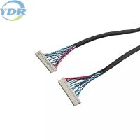 China LCD Panel Screen TV Display LVDS Cable Assembly Custom Wire Harness 130mm for sale