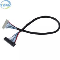 China LCD Panel Screen TV Display LVDS Cable Assembly Custom Wire Harness 130mm for sale