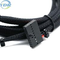 China 30AWG-24AWG Electronic Wire Harness TE 206485-1 Connector To Molex 0022552202 Cable for sale