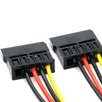 China Molex 5.08 To Sata wire harnesses Computer Hard Disk Cable 18AWG 500mm for sale