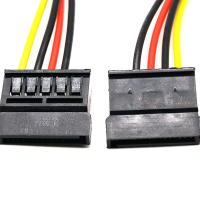 China Molex 5.08 To Sata wire harnesses Computer Hard Disk Cable 18AWG 500mm for sale