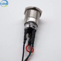 China YDR Waterproof Metal button Switch And Outlet Wiring 200mm Length for sale