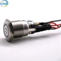 China YDR Waterproof Metal button Switch And Outlet Wiring 200mm Length for sale