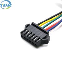 China JST SM2.5 3Pin 6Pin Male To Female Connector UL1007 24AWG 100mm Wire Cable Harness for sale