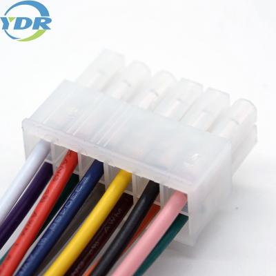 China Molex 5557 4.2mm 2*6Pins Dual Row White Connector Wire Harness Electrical Wire harness for sale