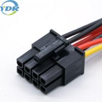China Molex 4.2mm 5557 2*4 8 Pins Custom Wire Harnesses and Cables With M4 Circular Terminal for sale
