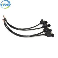 China Electrical Usb Panel Mount Cables 22AWG 400mm Female Connector for sale