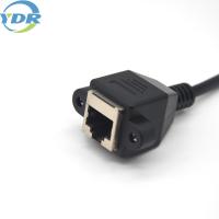 China YDR Panel Mount Cables , 21.8mm Panel Mount Rj45 Extension Cable for sale
