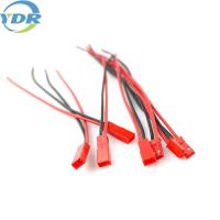 China JST SYP Black Red Wire w/2 Pin Red Housing Terminal Custom Wire Harness Battery Cable for sale