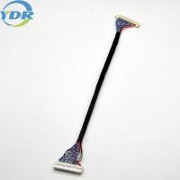 China Muticolor Lcd LVDS Display Cable 30 pin 10064 32AWG For TV for sale
