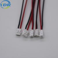 China JST ZHR-2 Terminal Cable 2 Pin Black Red Tinned ZH1.5 Wire Harness for sale