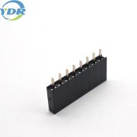 China Female Header Wire Harness Connectors Single Row 2.54mm Pitch Connector 8.5mm Height for sale