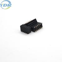 China 2.54mm Female Pin Header U type Single Row LCP Tin Plated Material for sale