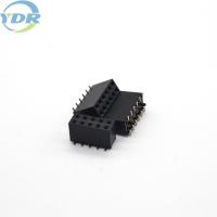 China 2.54mm Female Pin Header U type Single Row LCP Tin Plated Material for sale