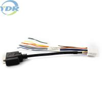 China DB15P AMP OEM Automotive Wiring Harness UL 1007 22AWG red green black for sale