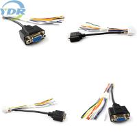China DB15P AMP OEM Automotive Wiring Harness UL 1007 22AWG red green black for sale
