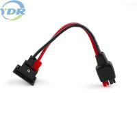 China 2Pin socket Battery Connector Cables , 14AWG Battery Wire Harness for sale