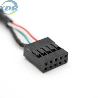 China Customizable Dupont 2.54 Connector 2*5 Pin Double Row Electrical Wire Harness UAV Data Cable Power Supply for sale