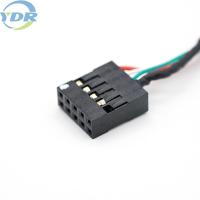 China Customizable Dupont 2.54 Connector 2*5 Pin Double Row Electrical Wire Harness UAV Data Cable Power Supply for sale
