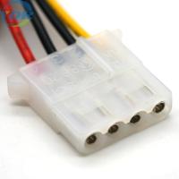 China Molex 5.08mm Pc Power Extension Cable 4Pin UL1007 18AWG For Computer for sale