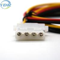 China Molex 5.08mm Pc Power Extension Cable 4Pin UL1007 18AWG For Computer for sale