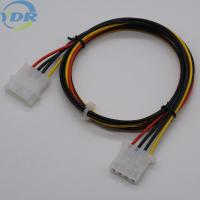 China Molex 5.08mm Pc Power Extension Cable 4Pin UL1007 18AWG For Computer for sale