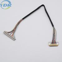 China Computer UL10064 32AWG Lvds Screen Cable DF14 to 111B40 Terminal for sale