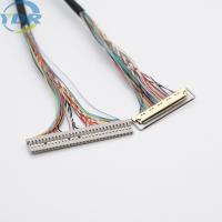 China Computer UL10064 32AWG Lvds Screen Cable DF14 to 111B40 Terminal for sale