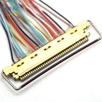 China Computer UL10064 32AWG Lvds Screen Cable DF14 to 111B40 Terminal for sale