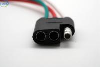 China 4.5 Bullet Terminal-F/M 64859 3 Way Flat Complete Trailer Connector Light Wire Cable Harness for sale