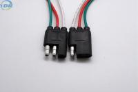 China 4.5 Bullet Terminal-F/M 64859 3 Way Flat Complete Trailer Connector Light Wire Cable Harness for sale