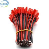 China JST SYP 2.5mm Connector Wiring Harness 2 Pin Red Black Housing for sale