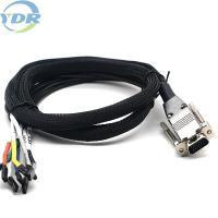 China Coaxial Electronic Wire Harness DB15Pin Connector to Dupont 2.54 for sale