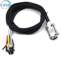 China Coaxial Electronic Wire Harness DB15Pin Connector to Dupont 2.54 for sale