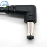 China 5521 DC Power Adapter Cable 90 Degree Plug 1.5m Wire length for sale