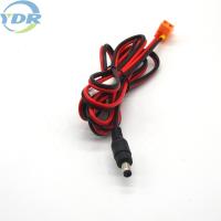 China 3.81mm 5521 DC Power Adapter Cable 2 Pin Black Red Pvc Terminal for sale