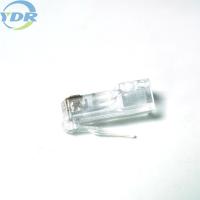 China CAT5 CAT5e CAT6 CAT6E Utp Cable Rj45 Connector 8Pin Transparent Head for sale