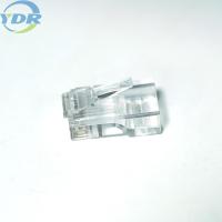 China CAT5 CAT5e CAT6 CAT6E Utp Cable Rj45 Connector 8Pin Transparent Head for sale