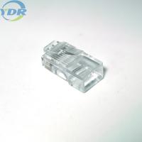 China CAT5 CAT5e CAT6 CAT6E Utp Cable Rj45 Connector 8Pin Transparent Head for sale