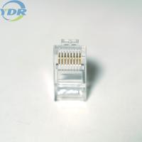 China CAT5 CAT5e CAT6 CAT6E Utp Cable Rj45 Connector 8Pin Transparent Head for sale
