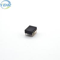 China 2x4 Pin Wafer Connector 2.54 Mm dual Row Single Body Right Angle Type for sale