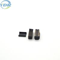 China 0.8mm 2x12 Pin Circuit Board Connector Height 3-8.5mm female golden plated for sale