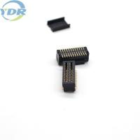 China 0.8mm 2x12 Pin Circuit Board Connector Height 3-8.5mm female golden plated for sale