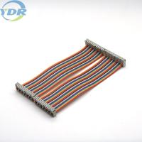 China IDC 2.54 Pitch 34 Pin Flat Cable Rainbow Color UL2651 28AWG for sale