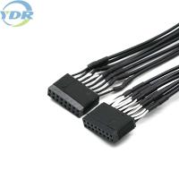 China 2.54 Dupont Jumper Cables , 2x8 16Pin Female Male Electrical Wire Jumper for sale