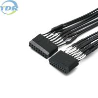 China 2.54 Dupont Jumper Cables , 2x8 16Pin Female Male Electrical Wire Jumper for sale