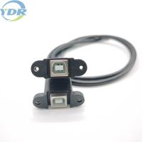 China 1m 22AWG Panel Mount Cables , Twin Female Usb Panel Cable for Automobile for sale