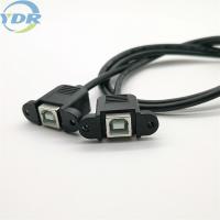 China 1m 22AWG Panel Mount Cables , Twin Female Usb Panel Cable for Automobile for sale